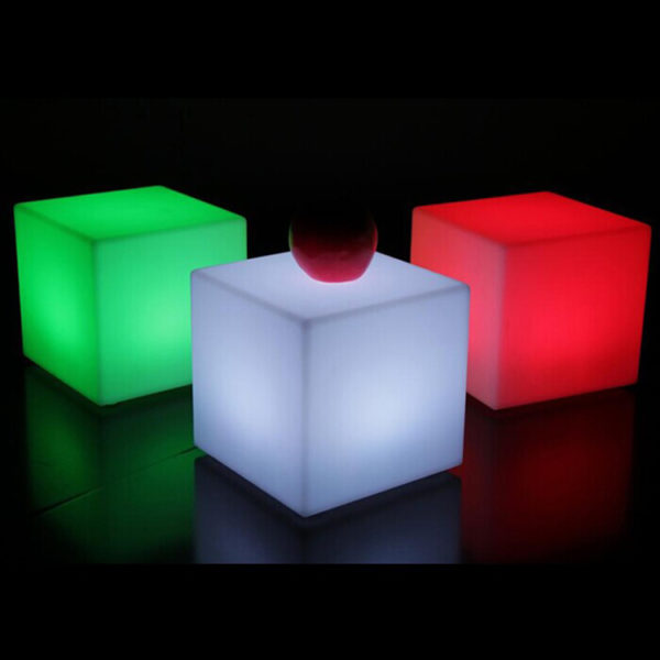 3 glow cubes - Party Hire World